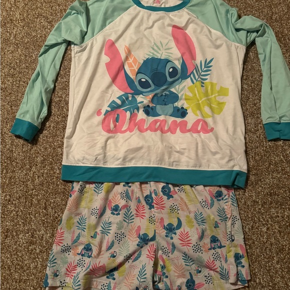 Disney | Intimates & Sleepwear | Disney Stitch Pajama Set | Poshmark